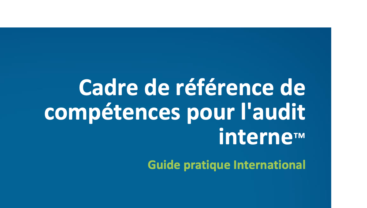 IFACI - Institut Français de l'audit interne et du contrôle interne
